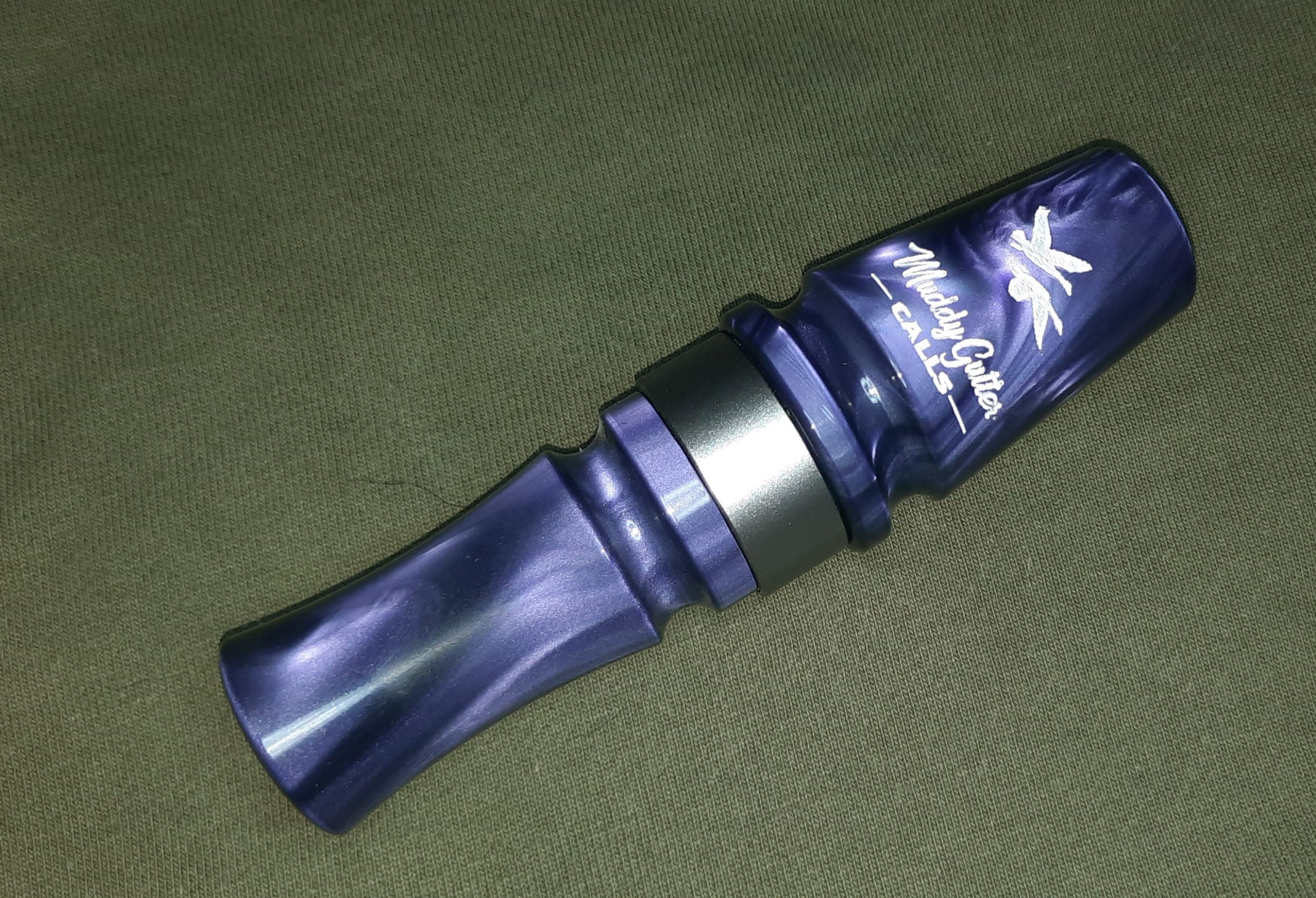 Pearl purple Acrylic Goose Call (Greylag or Pinkfoot) - Muddy Gutter Calls